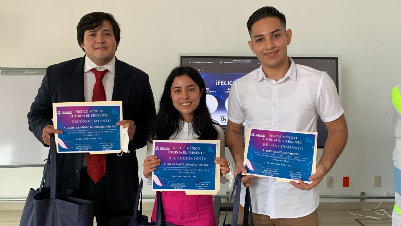 Se gradúa primera generación de Educación Dual Tec Tuxtla-Nestlé ...